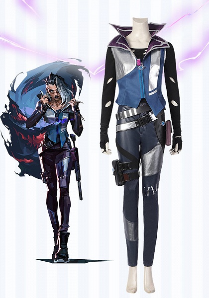 Valorant Fade Cosplay Costume