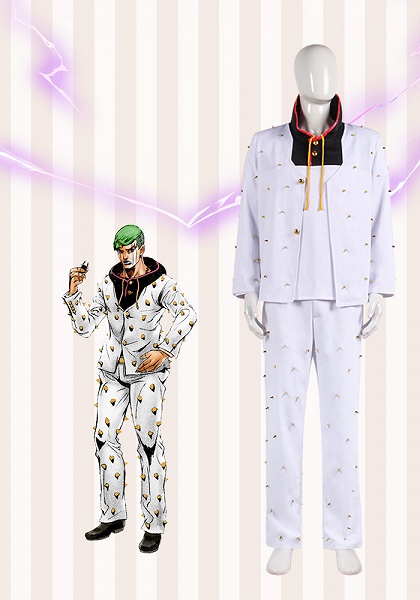 JoJo's Bizarre Adventure JoJoLion Higashikata Jobin Cosplay Costume