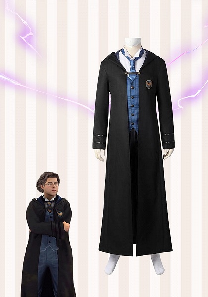 Hogwarts Legacy Ravenclaw Male School Uniform Cosplay Costume