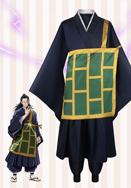 Jujutsu Kaisen Suguru Geto Blue/Black Cosplay Costume